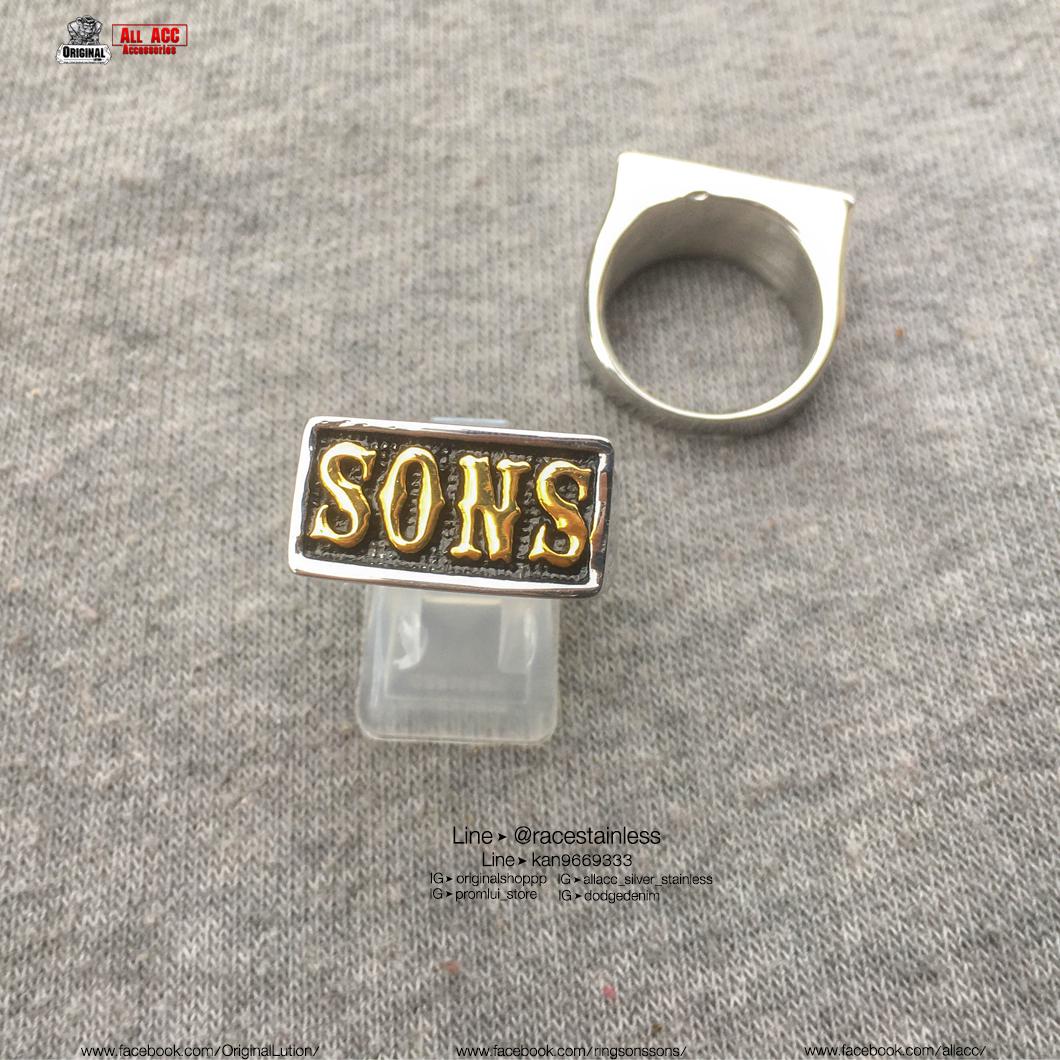 Ring Sons of Anarchy Ring Sons Gold Soa Mayans Son Stainless316l / Jax ...