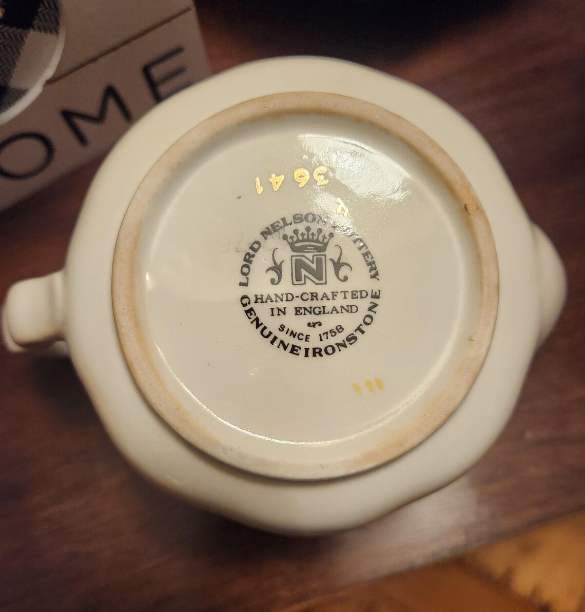 Vintage Lord Nelson Pottery Teapot - Handcrafted in England, Ironstone ...