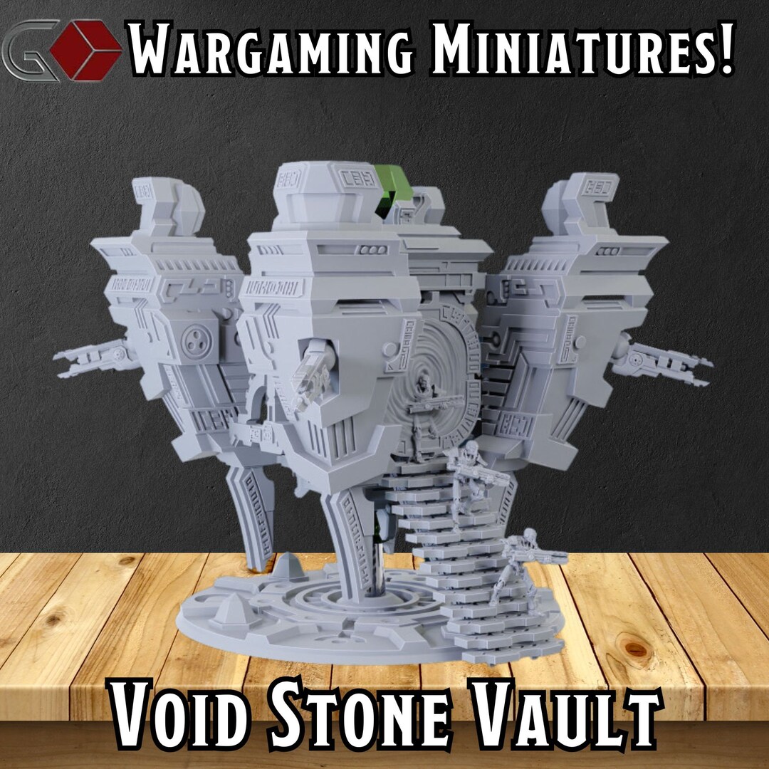 Void Stone Resin 3D Printed Wargaming Model Bases Included sized ...