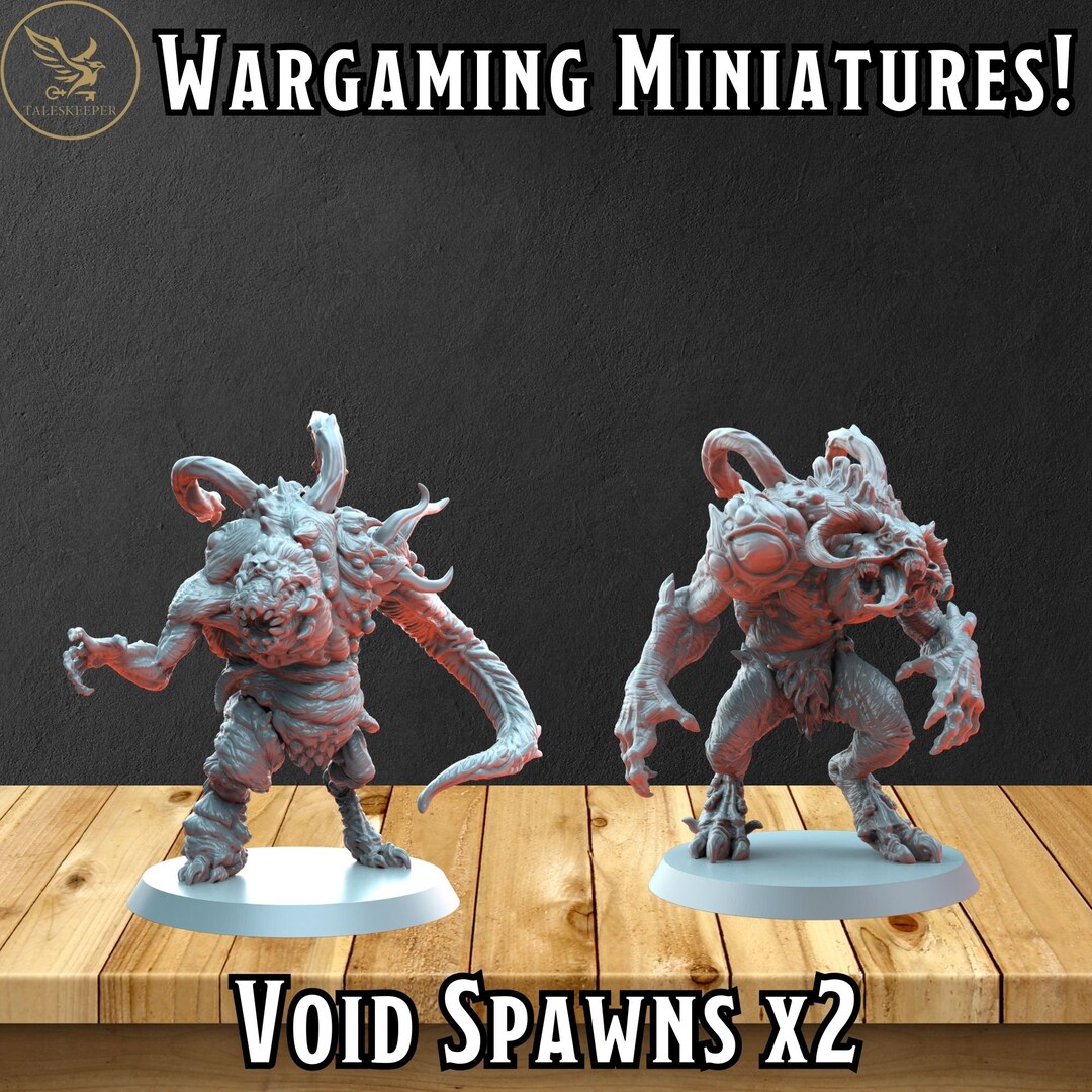 Void Spawns Resin 3D Printed Wargaming Model Bases Included sized Appropriately - Etsy