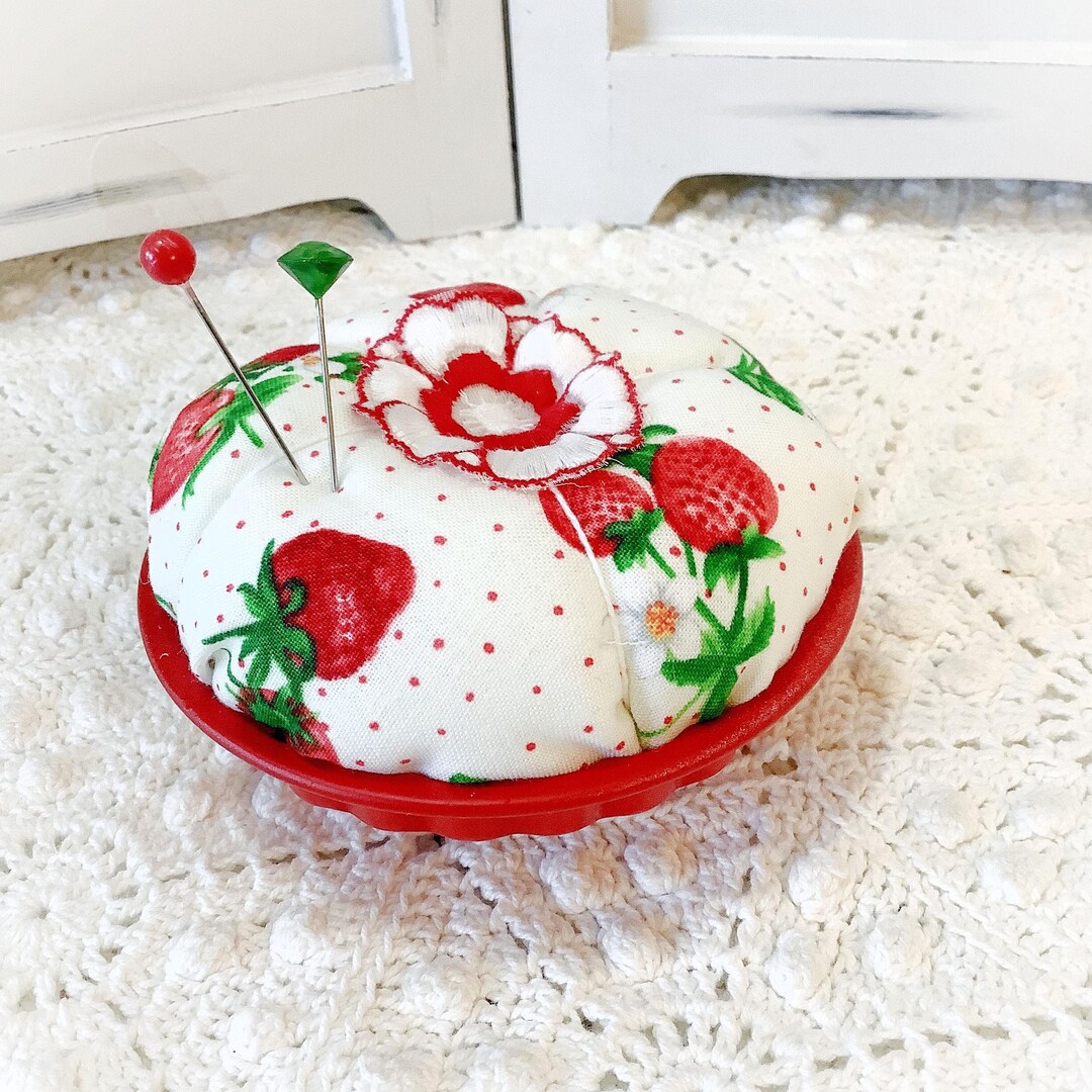 Red Strawberry Pin/jewelry Keep Jello Mold - Etsy