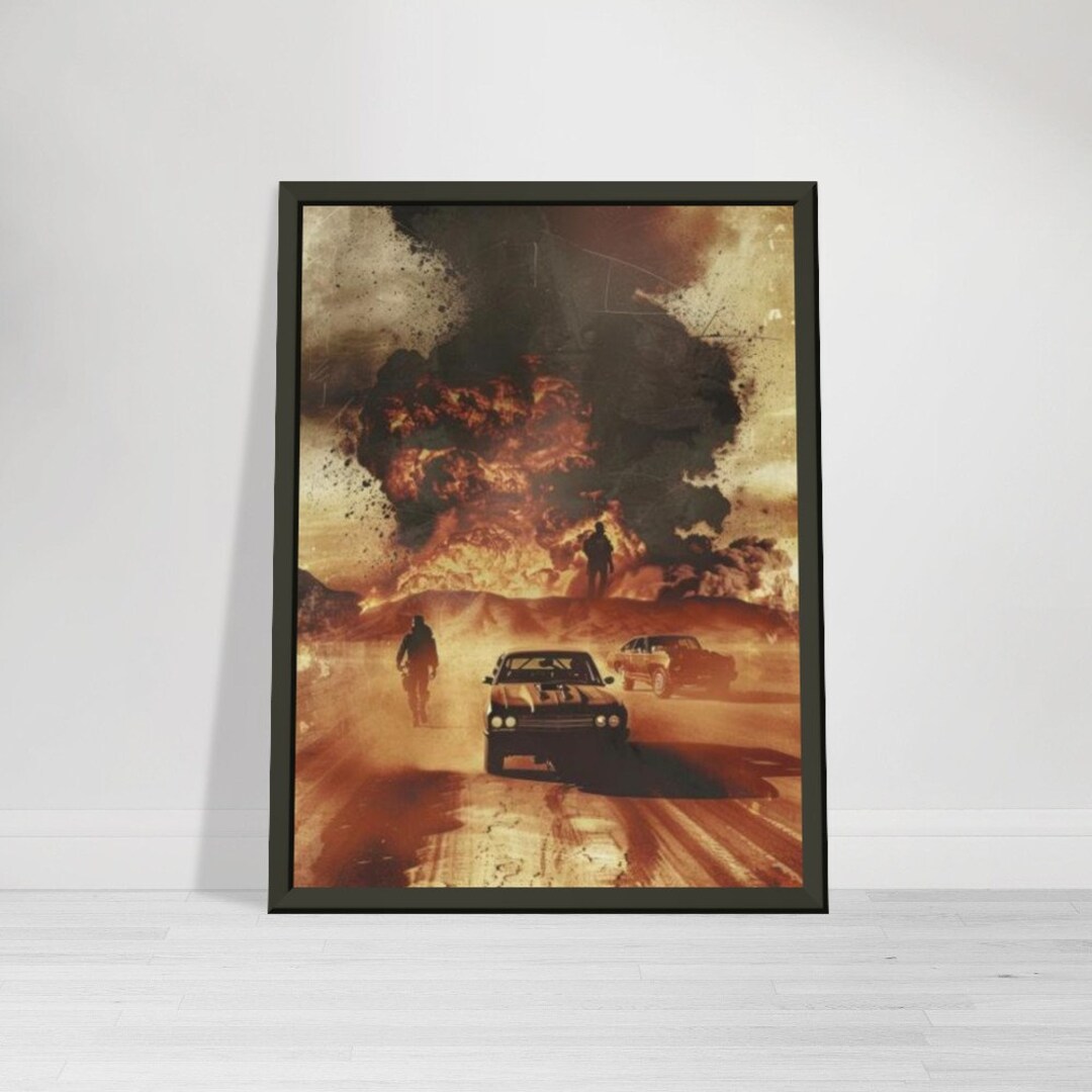 Premium Wall Art Mad Max Print Movie Art Framed Art Print Mad Max Art ...