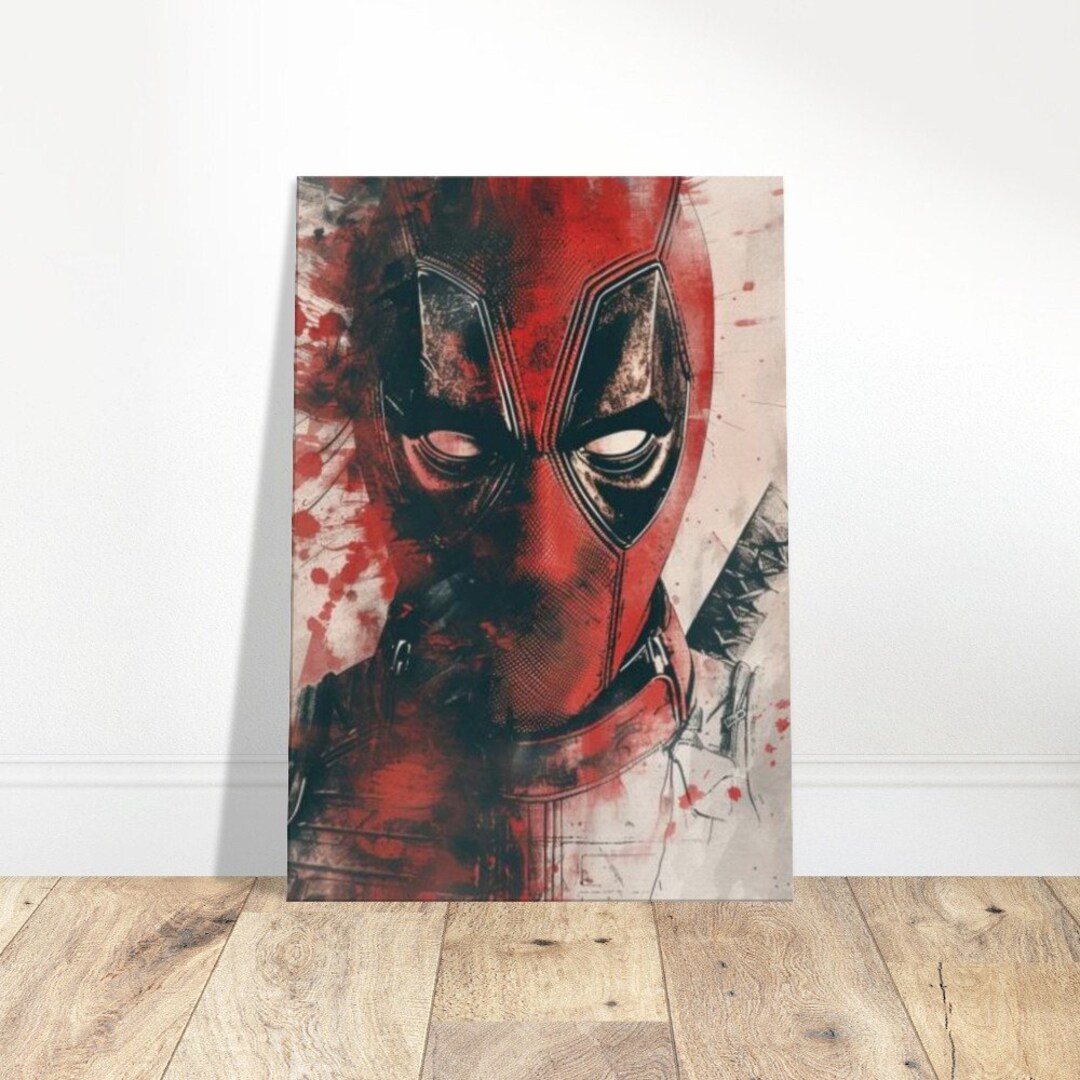 Sassy Deadpool Marvel Canvas Art Print Wall Art - Movie Inspired ...
