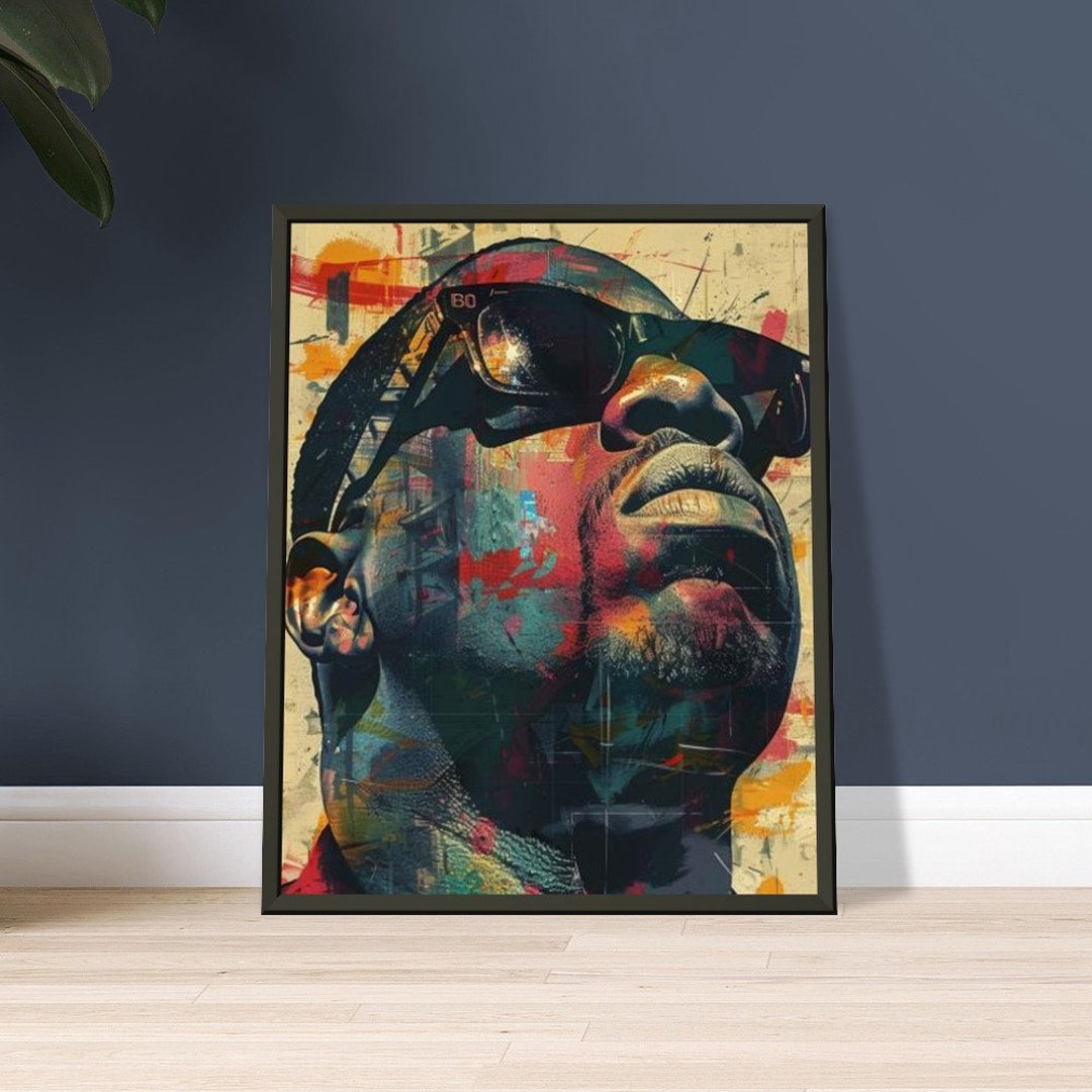Premium Wall Art Biggie Smalls Wall Art Rap Music Wall Art Framed Wall ...