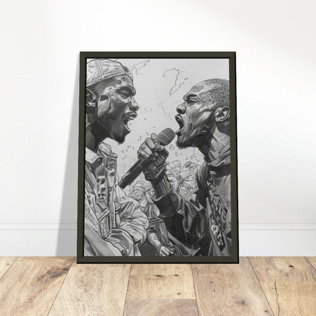 Premium Wall Art, Pencil Sketch Poster, Modern Art, Metal Framed ...
