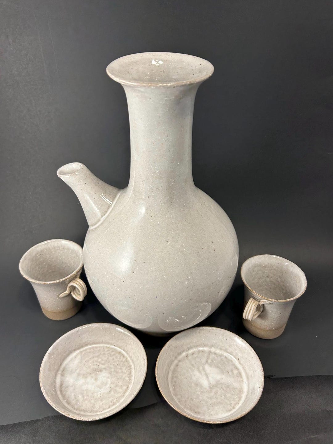 Martz Pottery Carafe Set ~ Handmade Signed Beverage Service ~ Marshall ...