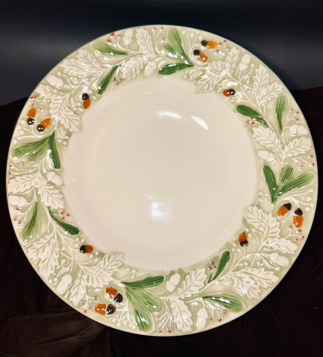HARTSTONE “WINTER GARDEN” Pattern Large 12” Salad/soup Bowl - Etsy