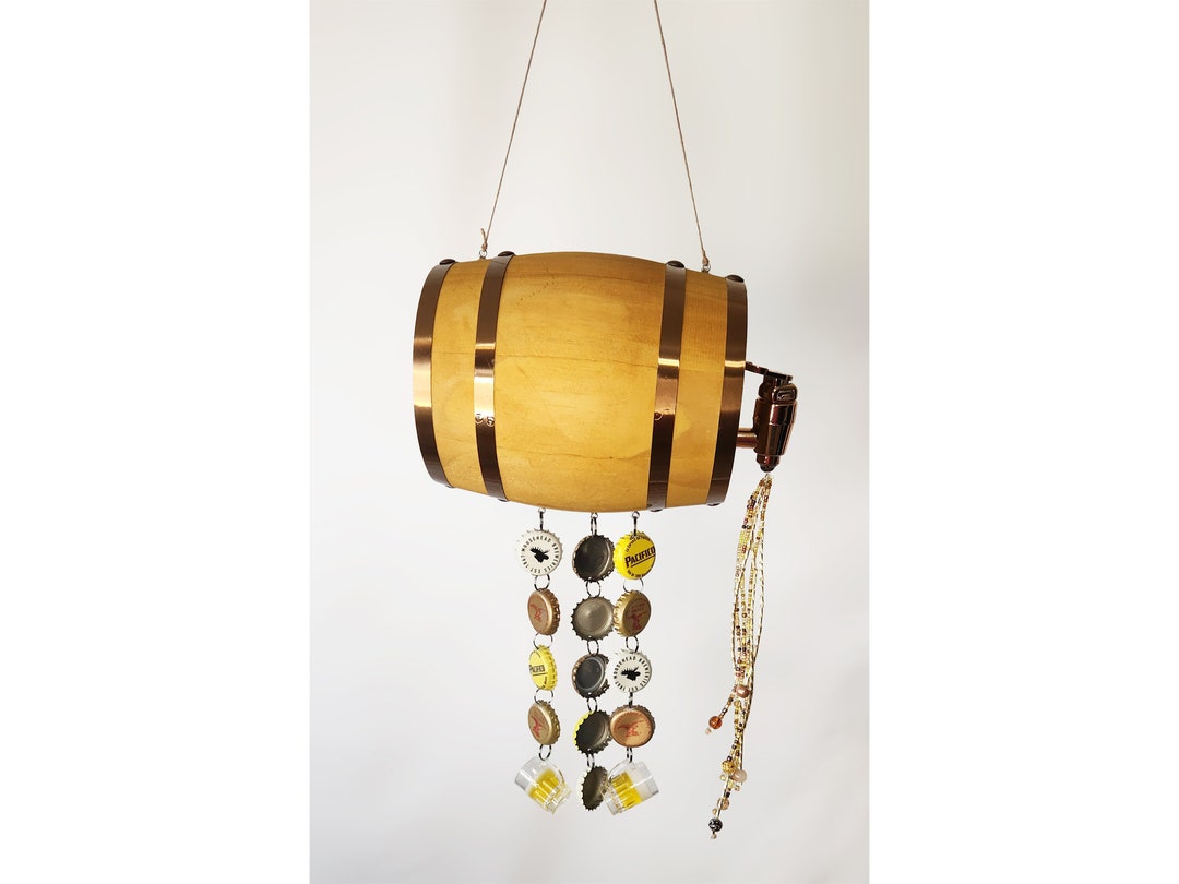 Unique Beer Keg Wind Chime - Handmade Rustic Home Decor - Etsy