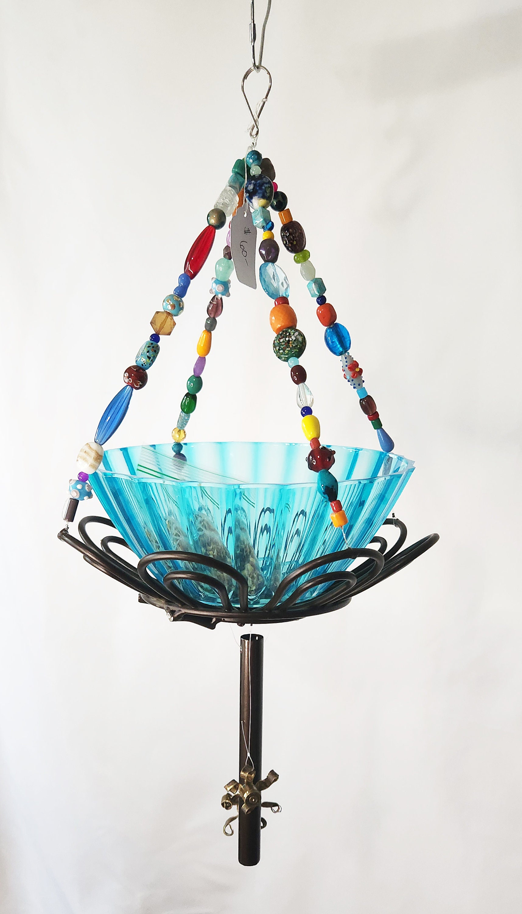 Blue Bird Feeder Wind Chime - Etsy