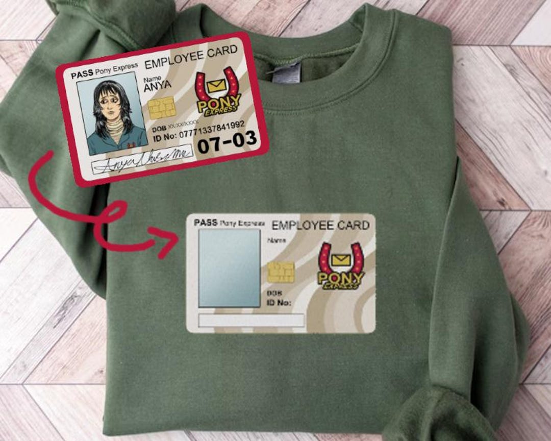 Custom Mouthwashing Id Card Sweatshirt, Custom Mouthwashing Anya Hoodie ...