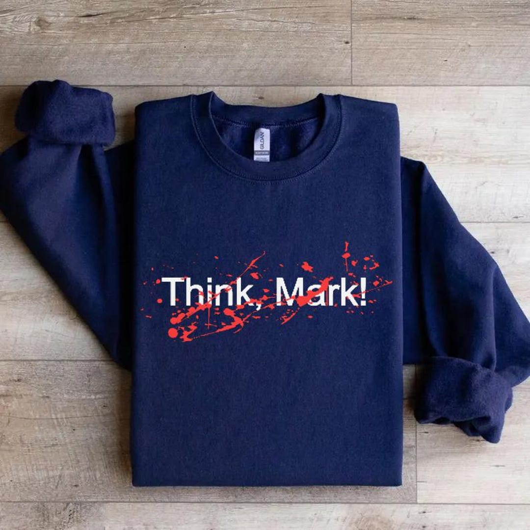 Think Mark, Think Sweatshirt, Mark Sweatshirt, Superhero Sweatshirt ...