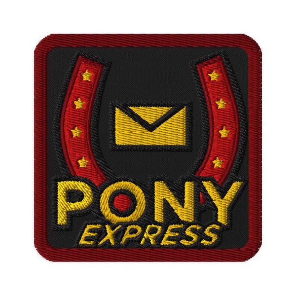 Pony Express Patch Mouthwashing - Etsy