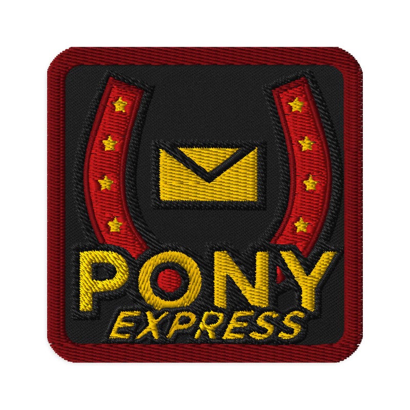 Pony Express Patch Mouthwashing - Etsy