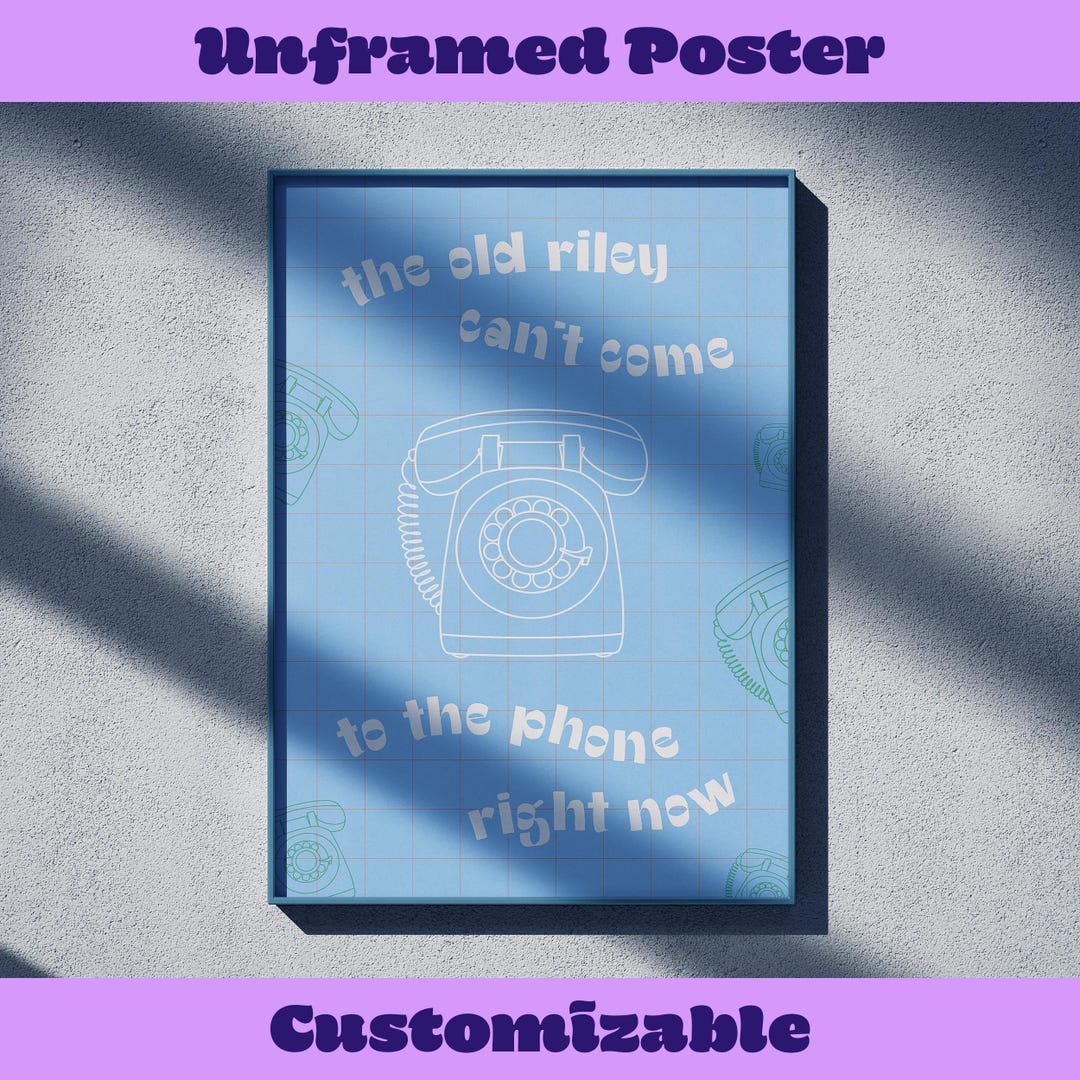 The Old Taylor Custom Light Blue Prints Swift Songs Retro Print Trendy ...