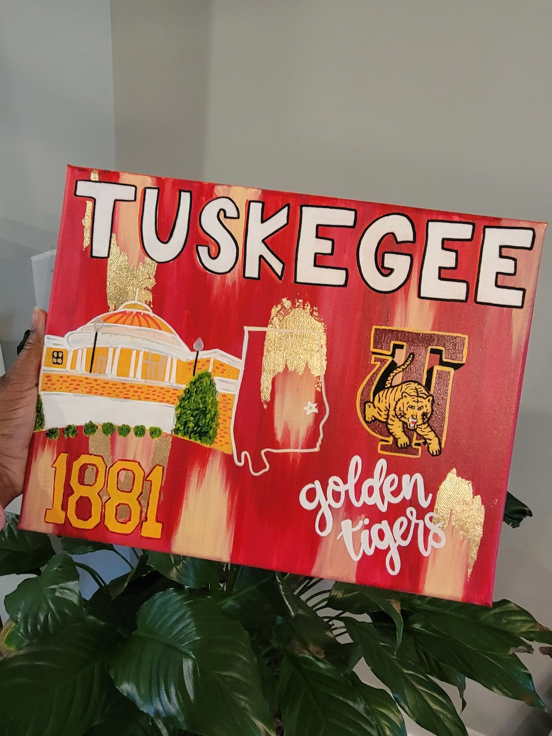Tuskegee University Canvas for Tuskegee Grad/graduate or Fan Perfect ...