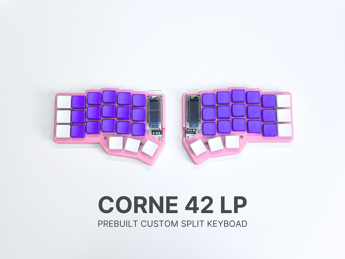 Keebmaker Corne 42 LP Prebuilt Keyboard - Customizable, Portable, and ...
