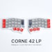 Keebmaker Corne 42 LP Prebuilt Keyboard - Customizable, Portable, and ...