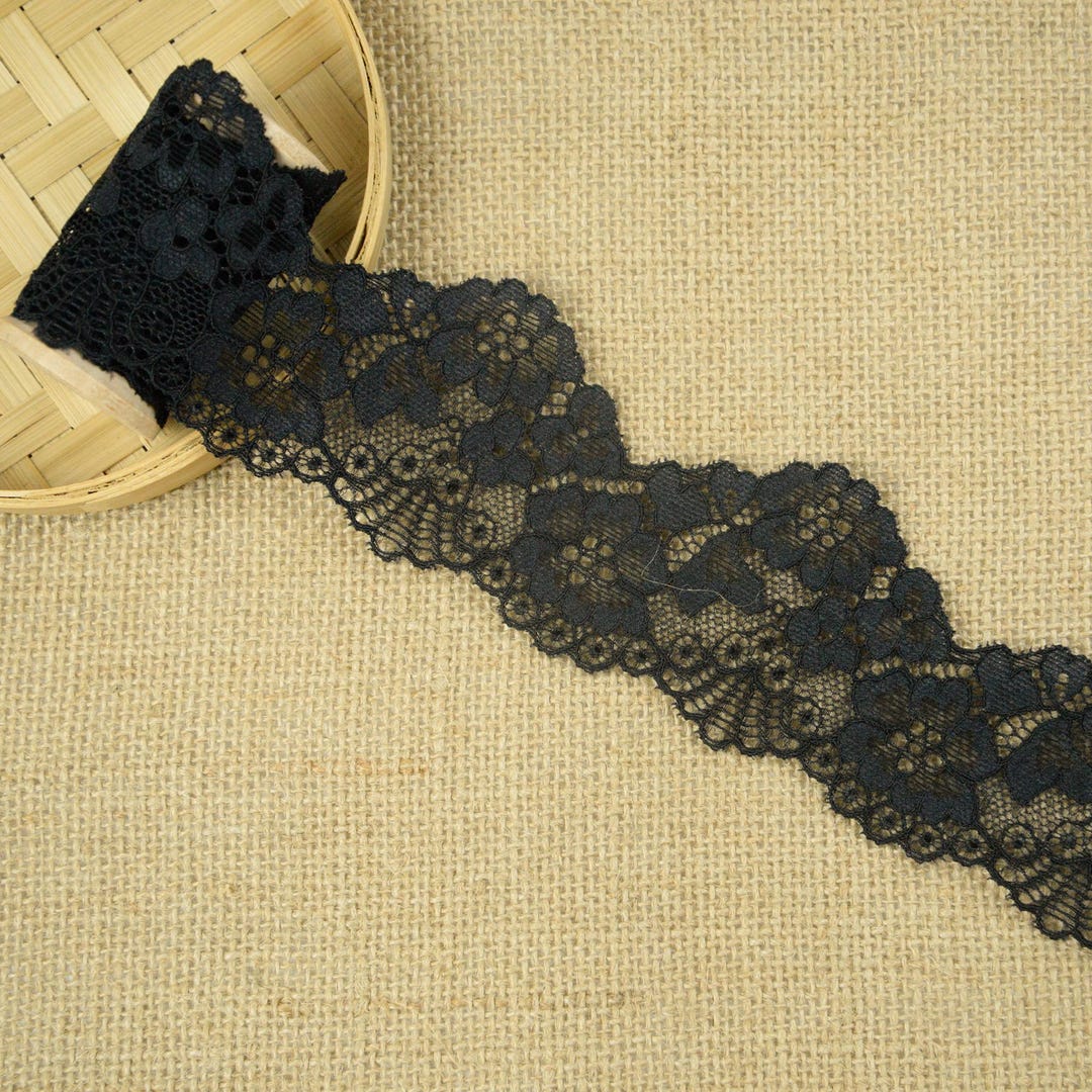 Black Lace Trim, Sewing Lace Fabric, Wedding Lace , French Lace, Bridal ...