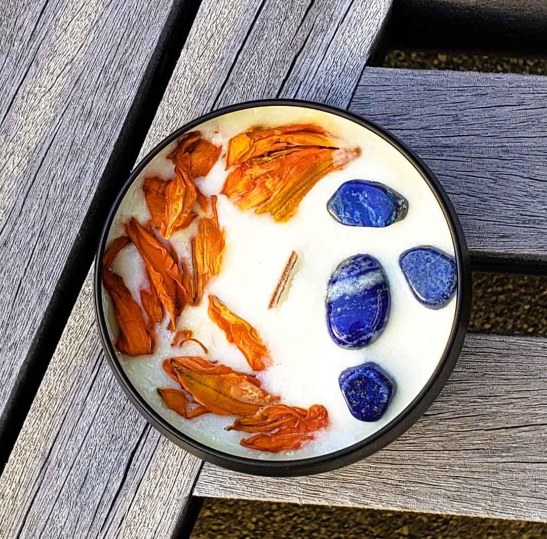 Athena Candle Greek Goddess Crystal Candle Deity Offering and Ritual ...