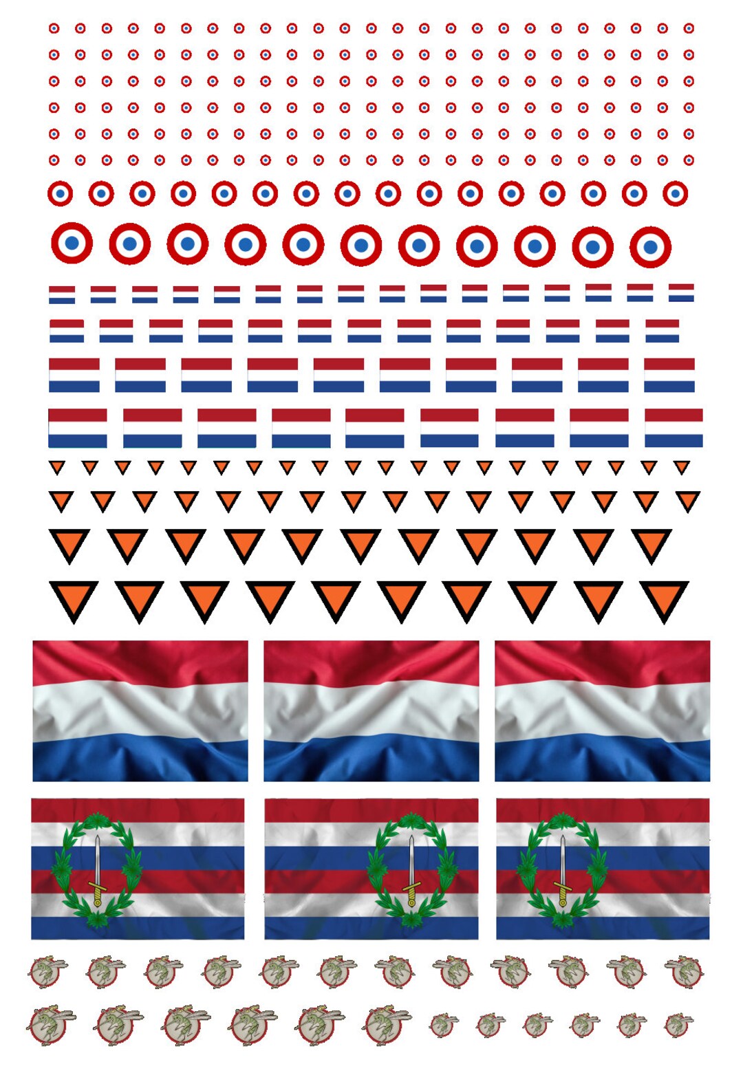 Premium High Detail Tabletop Decal Sticker Sheet 1mm-6mm - Etsy