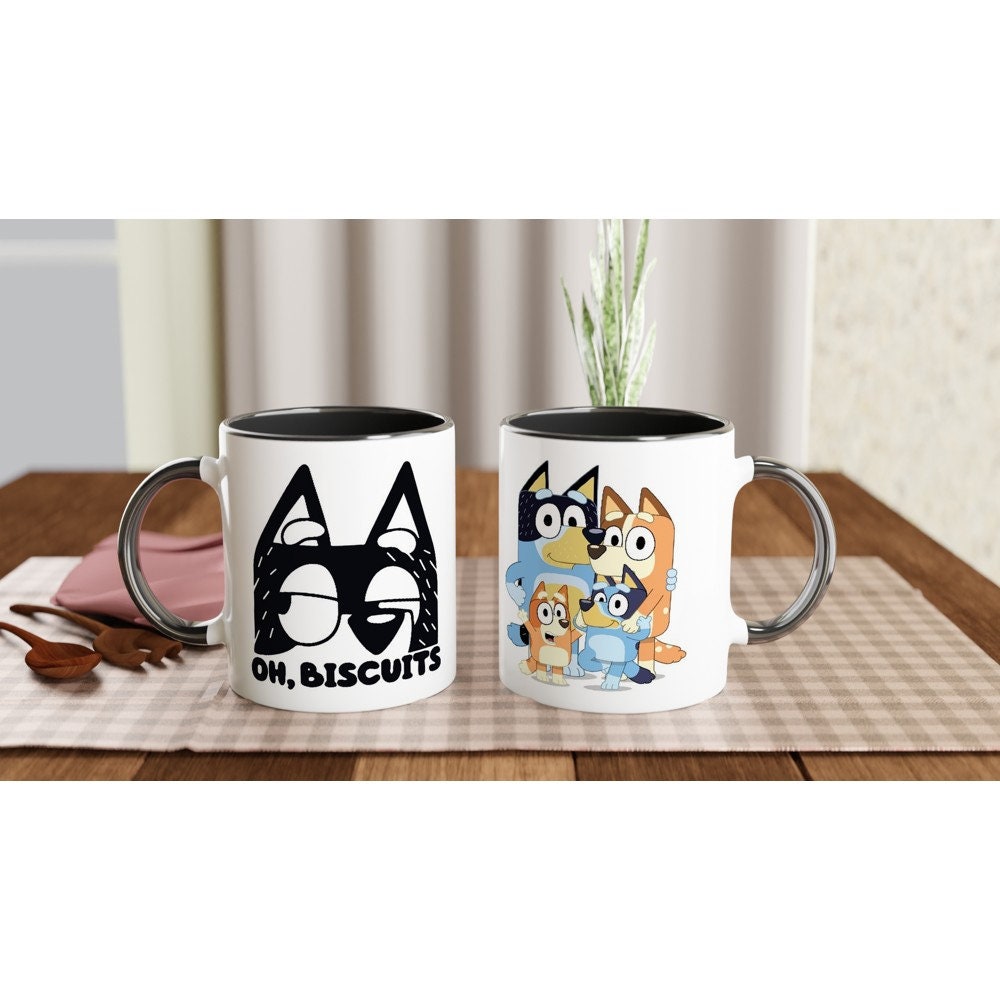 Bluey Oh Biscuits Mug - Etsy