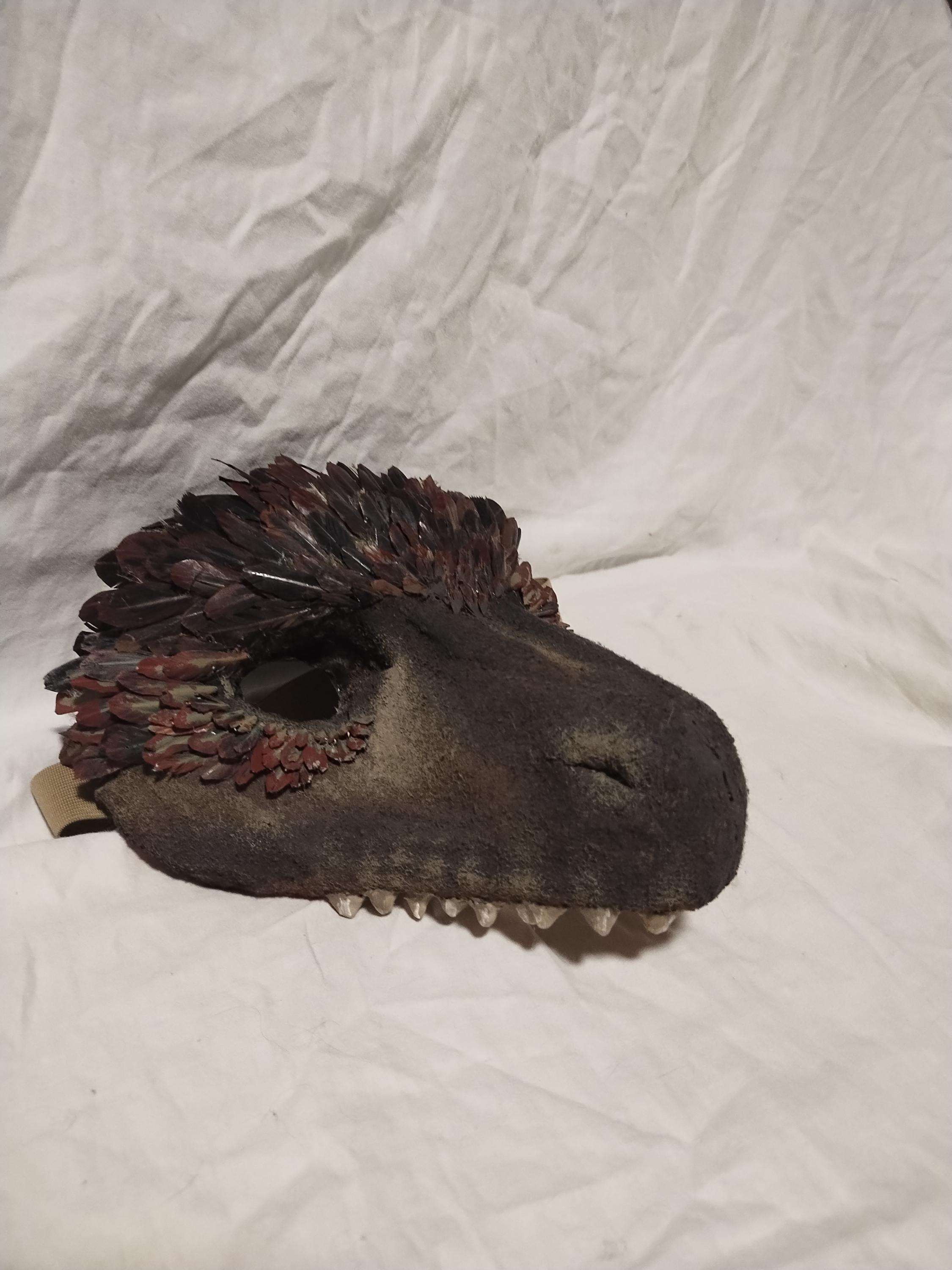 Utahraptor Dinosaur Mask - Etsy