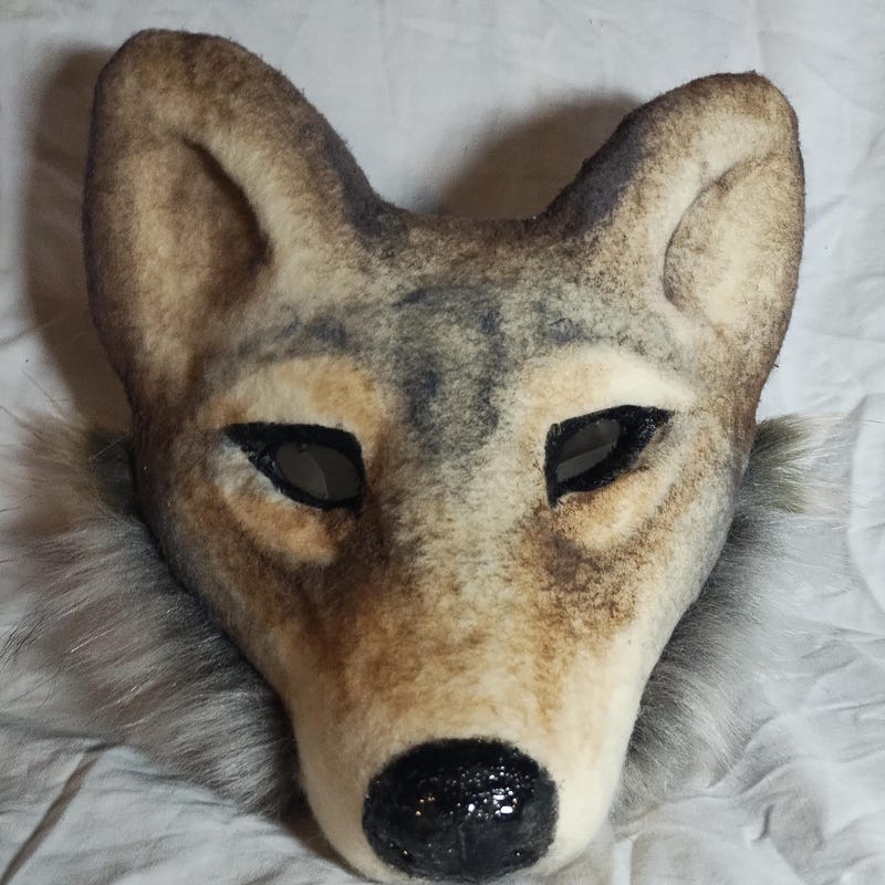 Coyote Mask - Etsy
