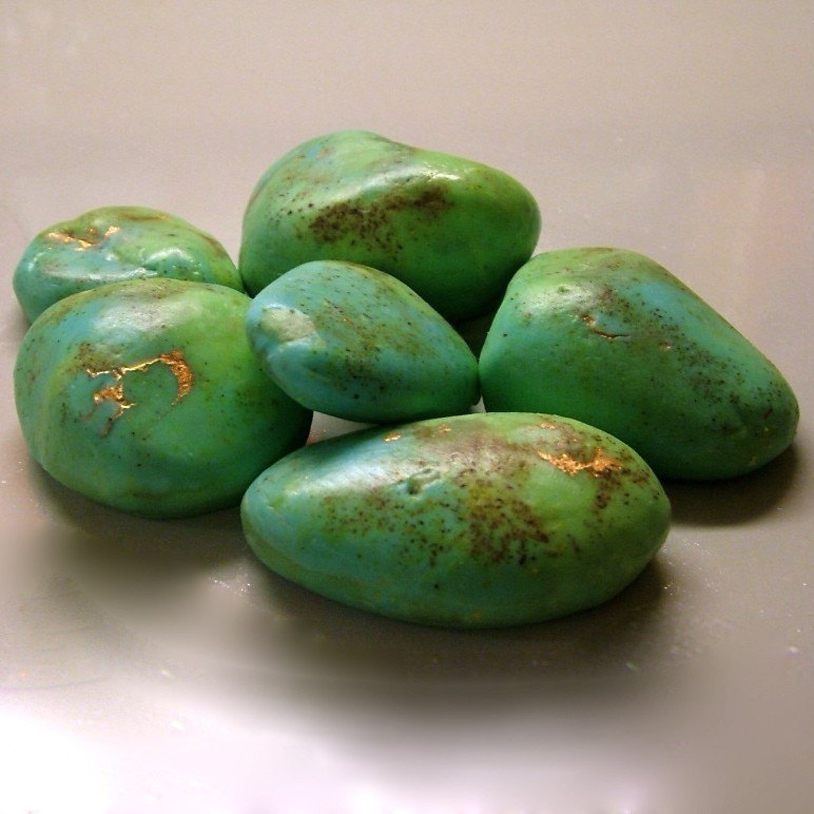 Soap the Collectiontumbled Turquoise Soap - Etsy