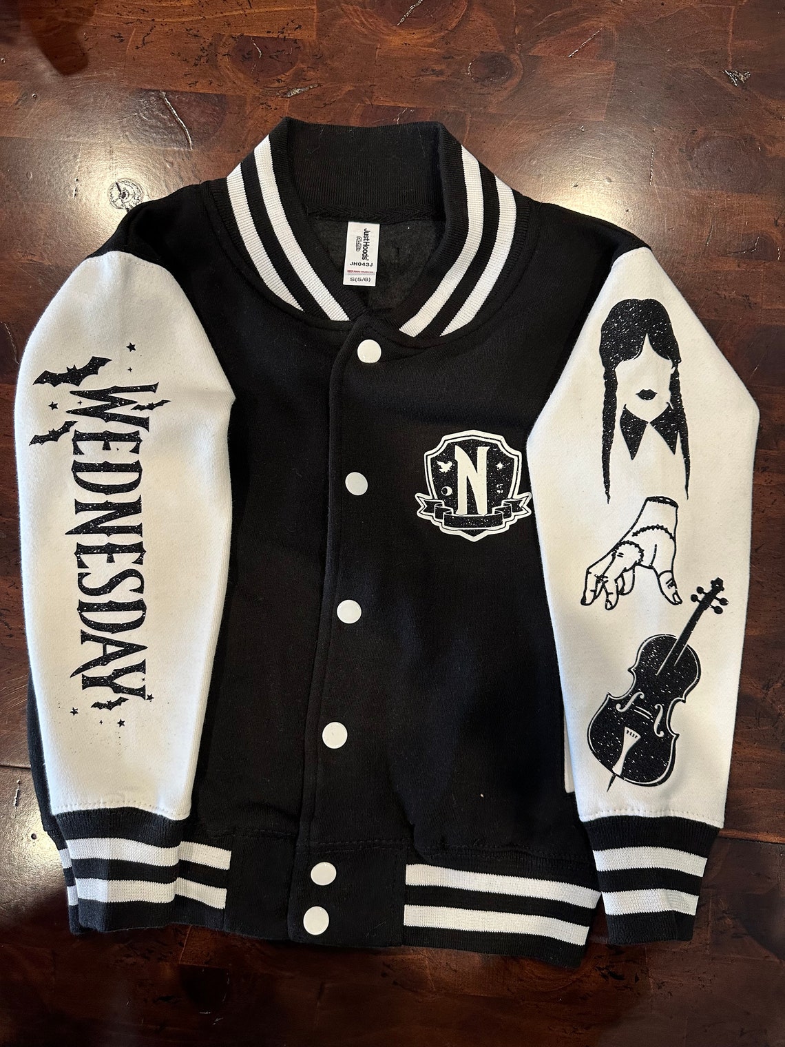Wednesday Varsity Jacket - Etsy