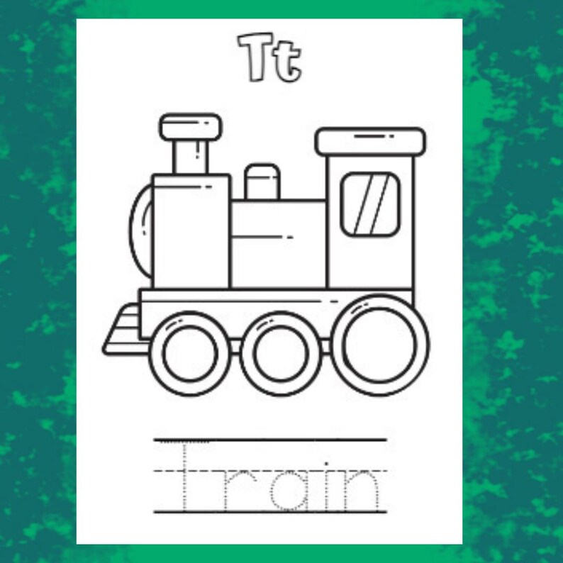 Alphabet Coloring Book. 26 Preschool Printable Templates Designed to ...