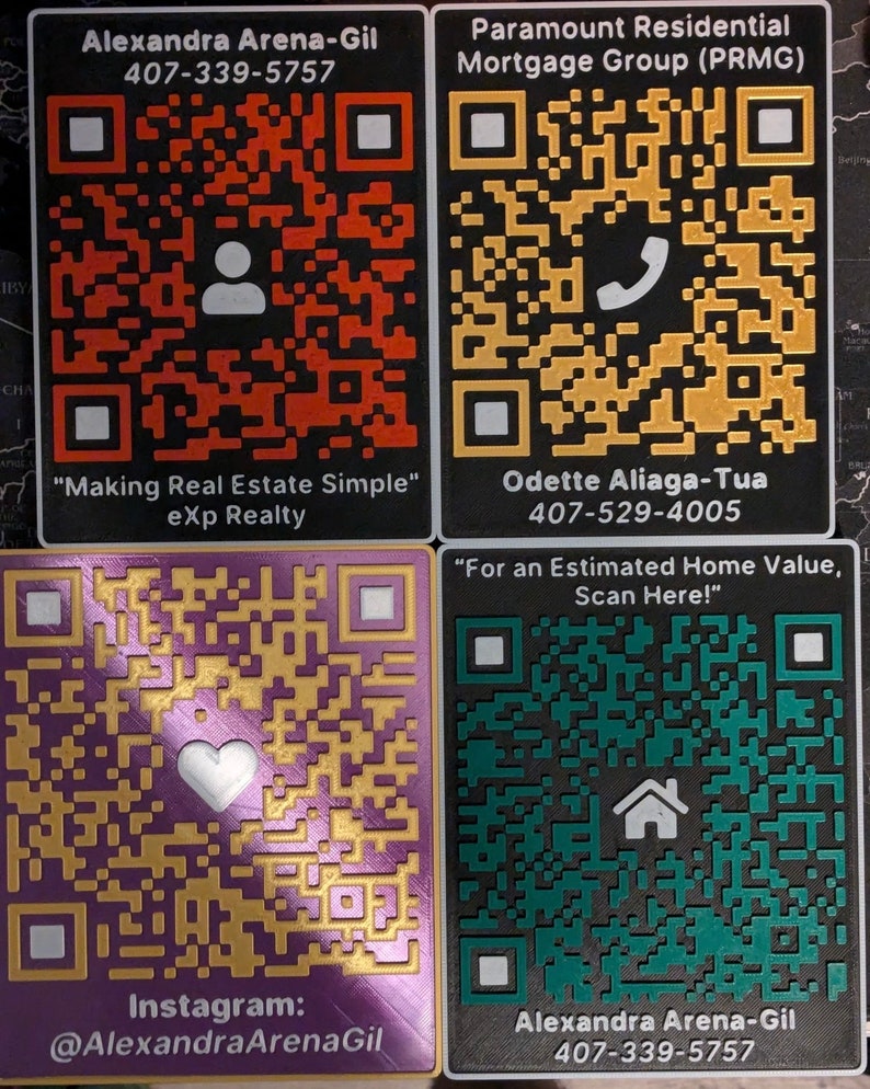 Custom QR Codes - Etsy