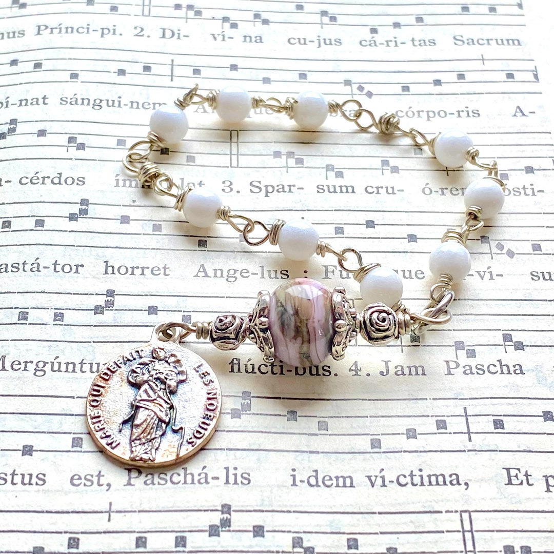 Vintage Undoer of Knots Medal Chaplet, Traditional Niner Chaplet ...