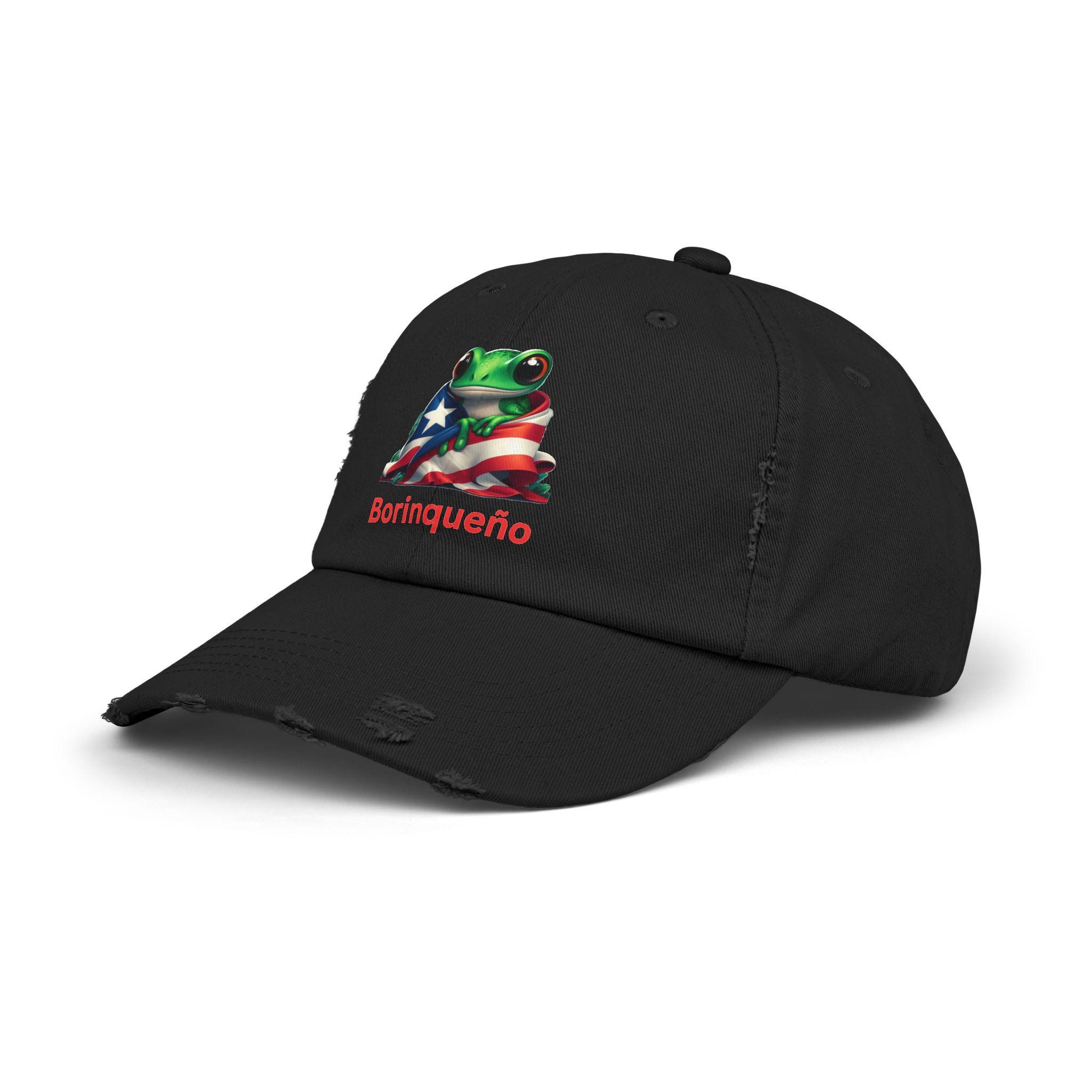 Boriinqeuno Pride Cap, Boricua Fashion Cap, Puerto Rican Hat, Boricua ...