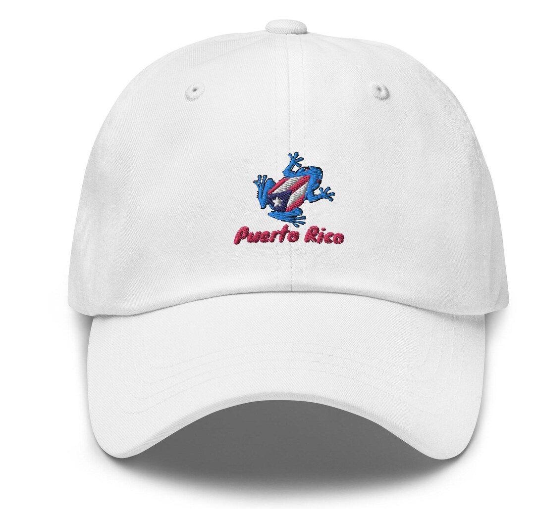 Personalized Puerto Rico Hat | Monagrammed Coqui Design | Hallowee PR ...