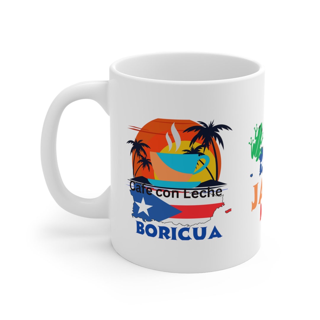 Mug 11oz, Boricua Mug, Puerto Rico Mug, Java Pr Mug, Dad Gift, Mom Gift ...