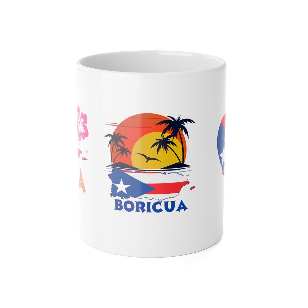 Puerto Rico Pride Mug | Boricua Java PR Gift | Dad or Mom Gift | Travel ...