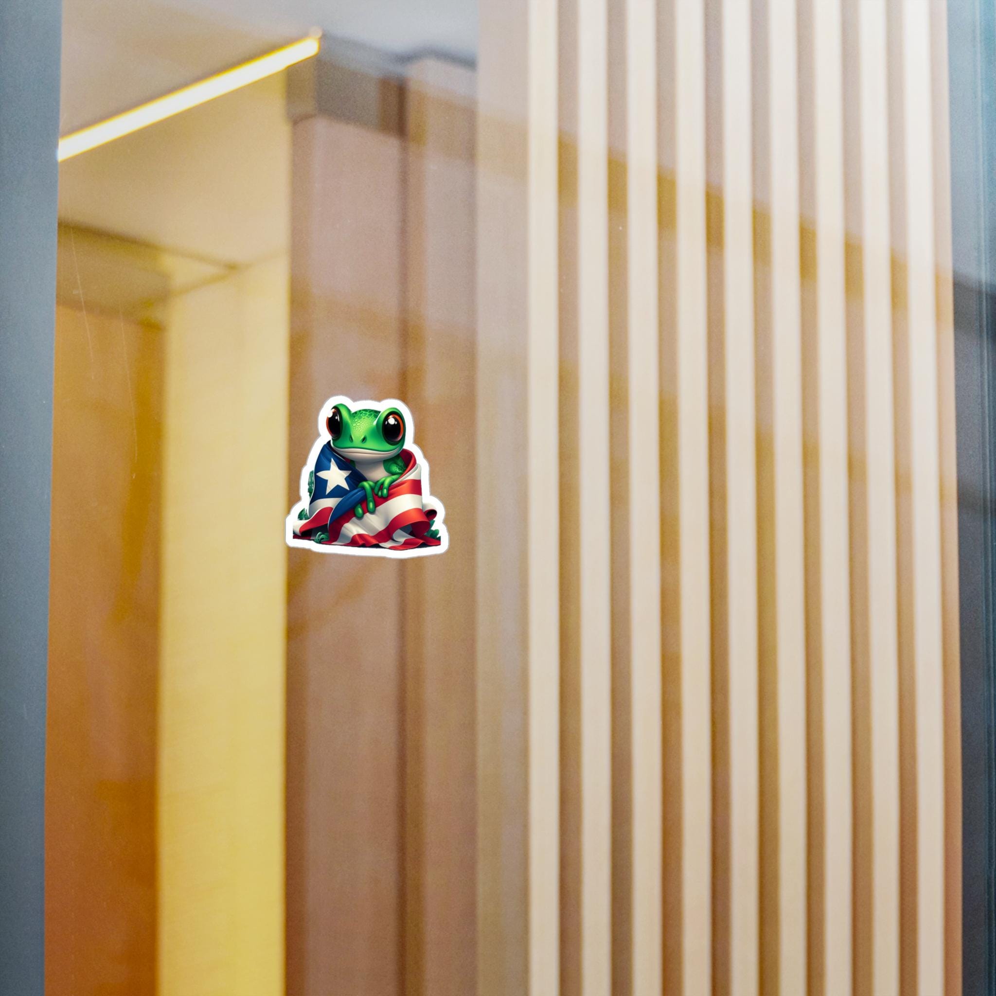 Coqui in Puerto Rican Flag Vinyl Stickers, Cute Decals for Laptops ...