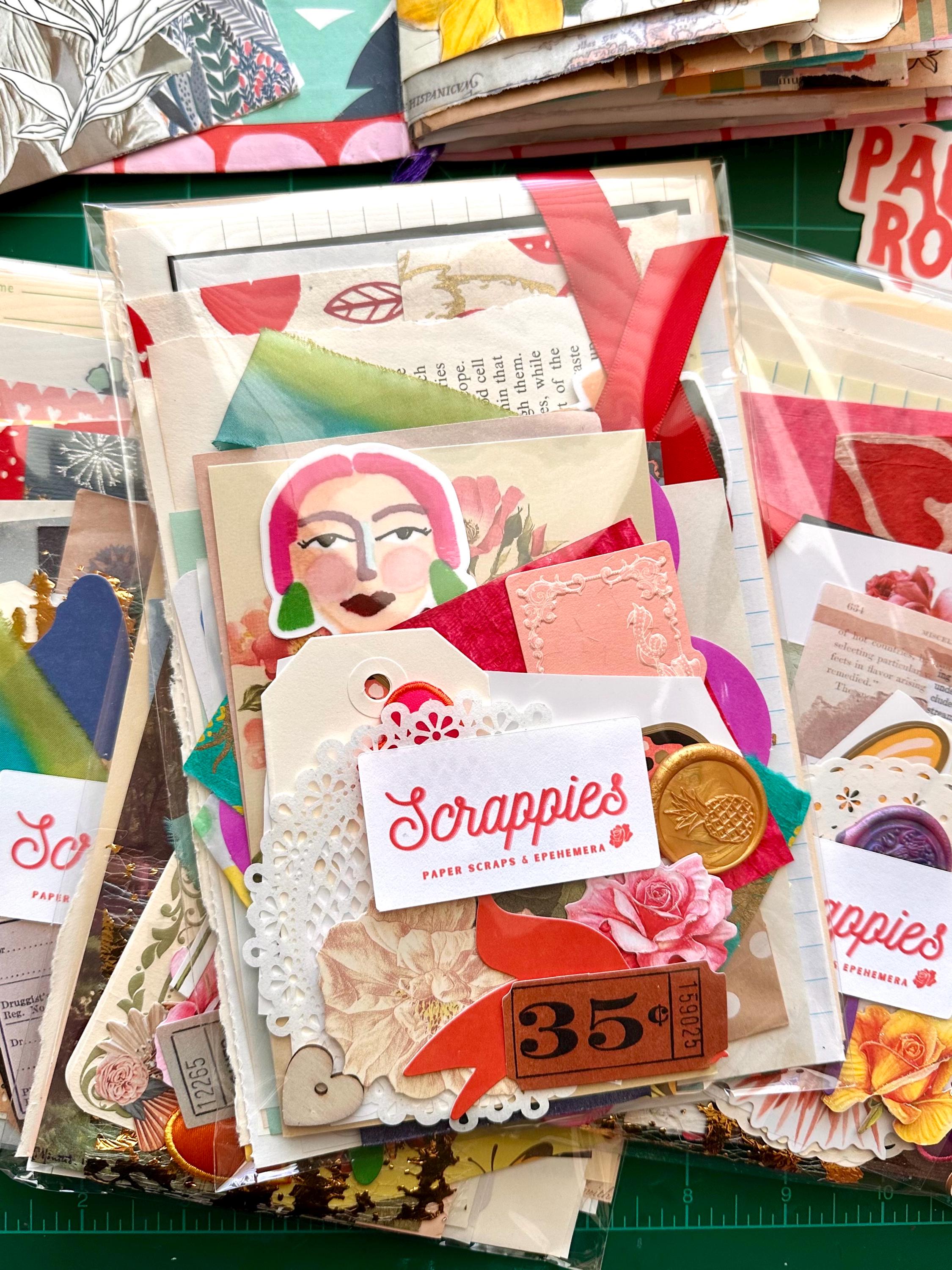 Scrappies! Paper Scrap & Ephemera Bag for Crafts and Junk/art ...
