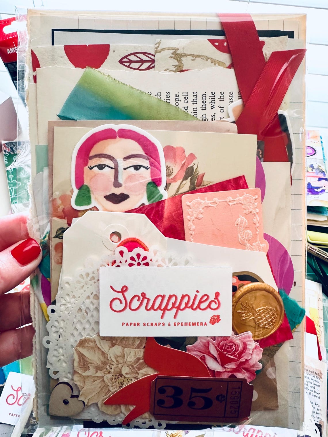 Scrappies! Paper Scrap & Ephemera Bag for Crafts and Junk/art ...