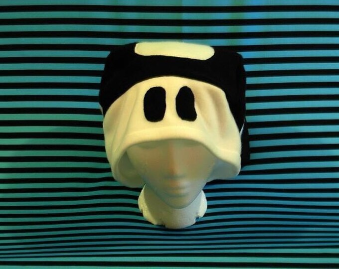 Black and White Mario Mushroom Floppy Hat - Etsy