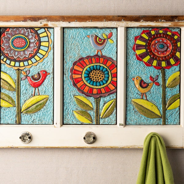 Mosaic Coat Rack - Etsy