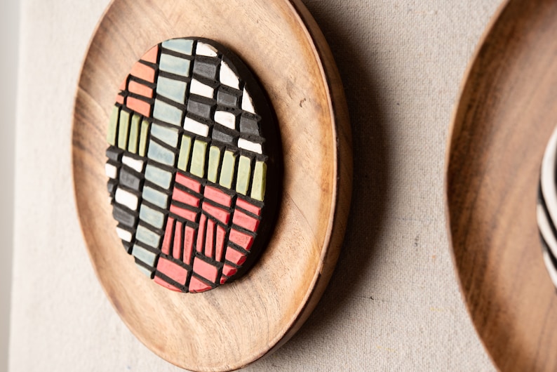 Handmade Tile Framed (one - Choose From 16 Patterns) Ceramic Wall ...