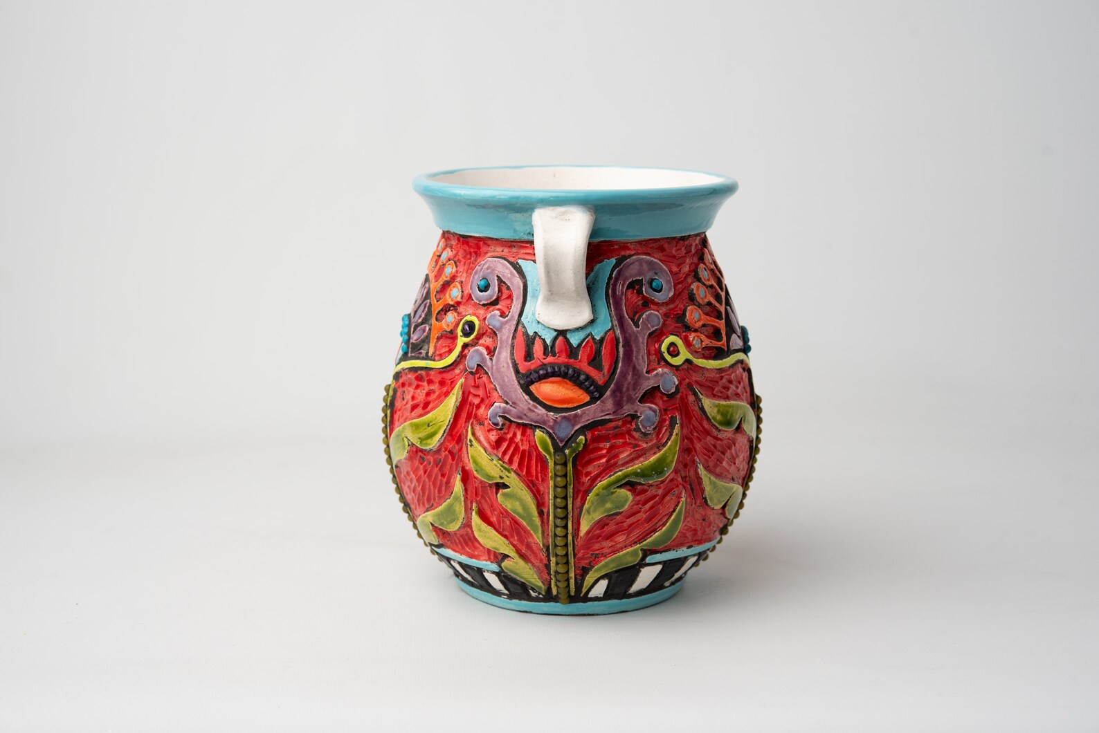 Blossom Queen Hand Carved Kitchen Utensil Holder Stoneware - Etsy