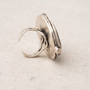 Ceramic Statement Ring, Adjustable Women's Ring, MADE to ORDER, Blossom ...