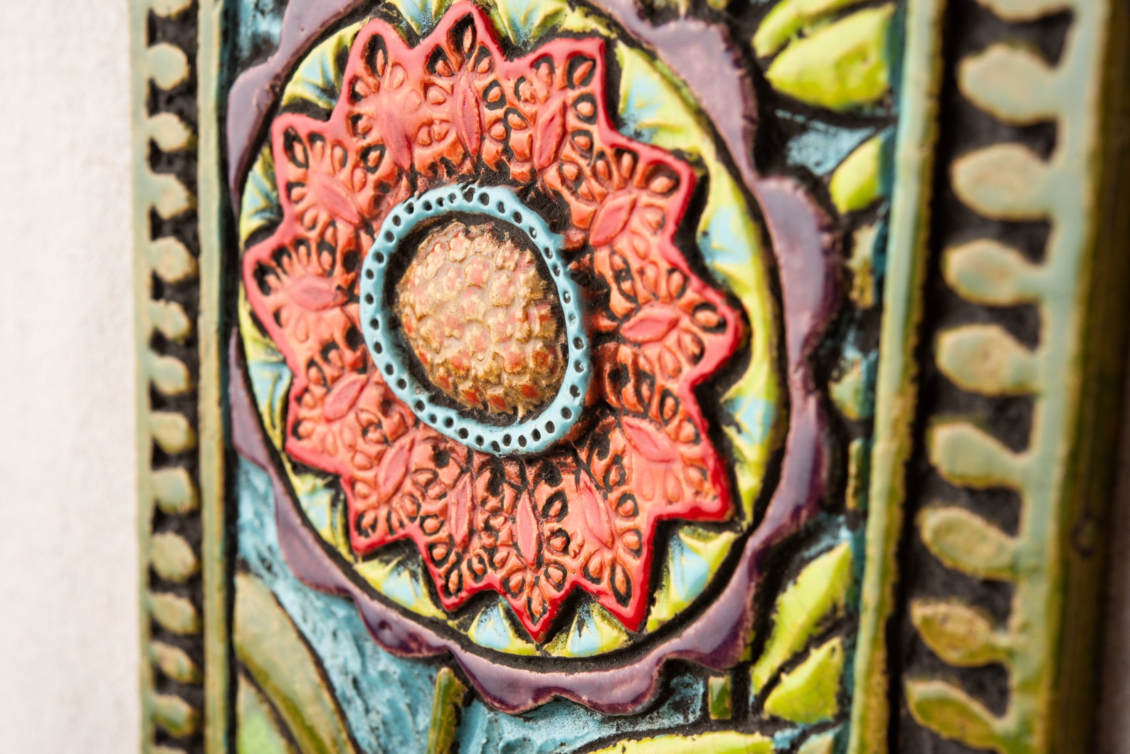 Ceramic Garden Plaque Outdoor Wall Art MADE to ORDER by - Etsy