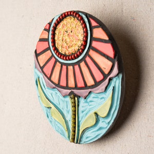 Round Wall Art Tiles (one - Choose From 15 Patterns) Mounted Tile Wall ...