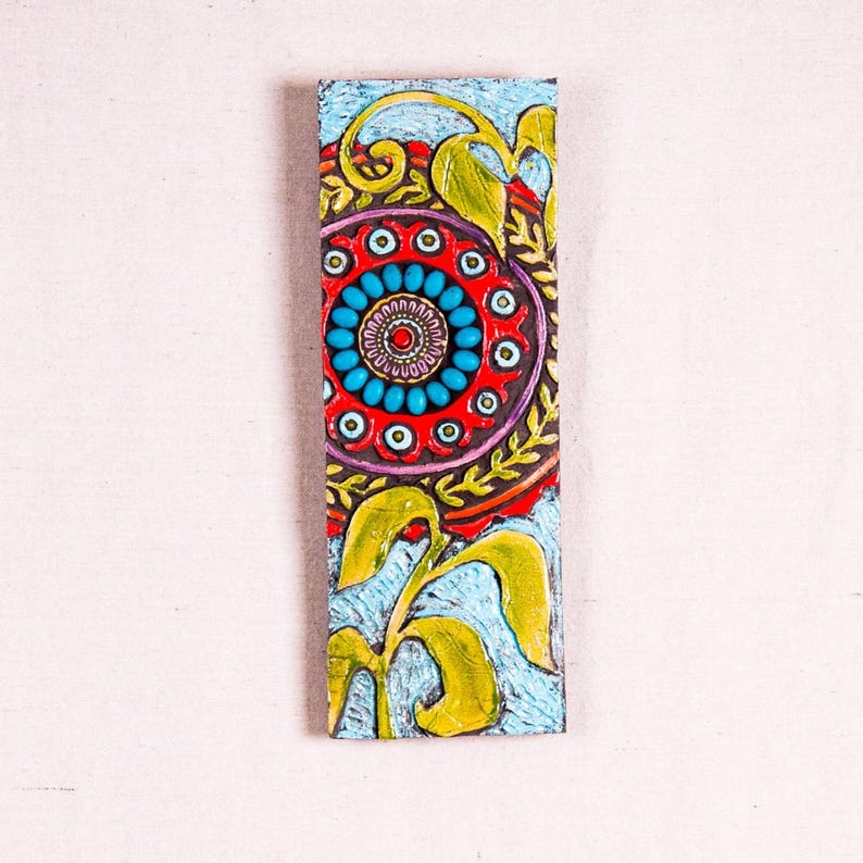 Horizontal Ceramic and Mosaic Wall Art MADE to ORDER - Stick Mini Tile ...
