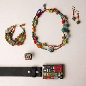 Adjustable Ceramic Statement Ring for Women - Mod Geo - Etsy