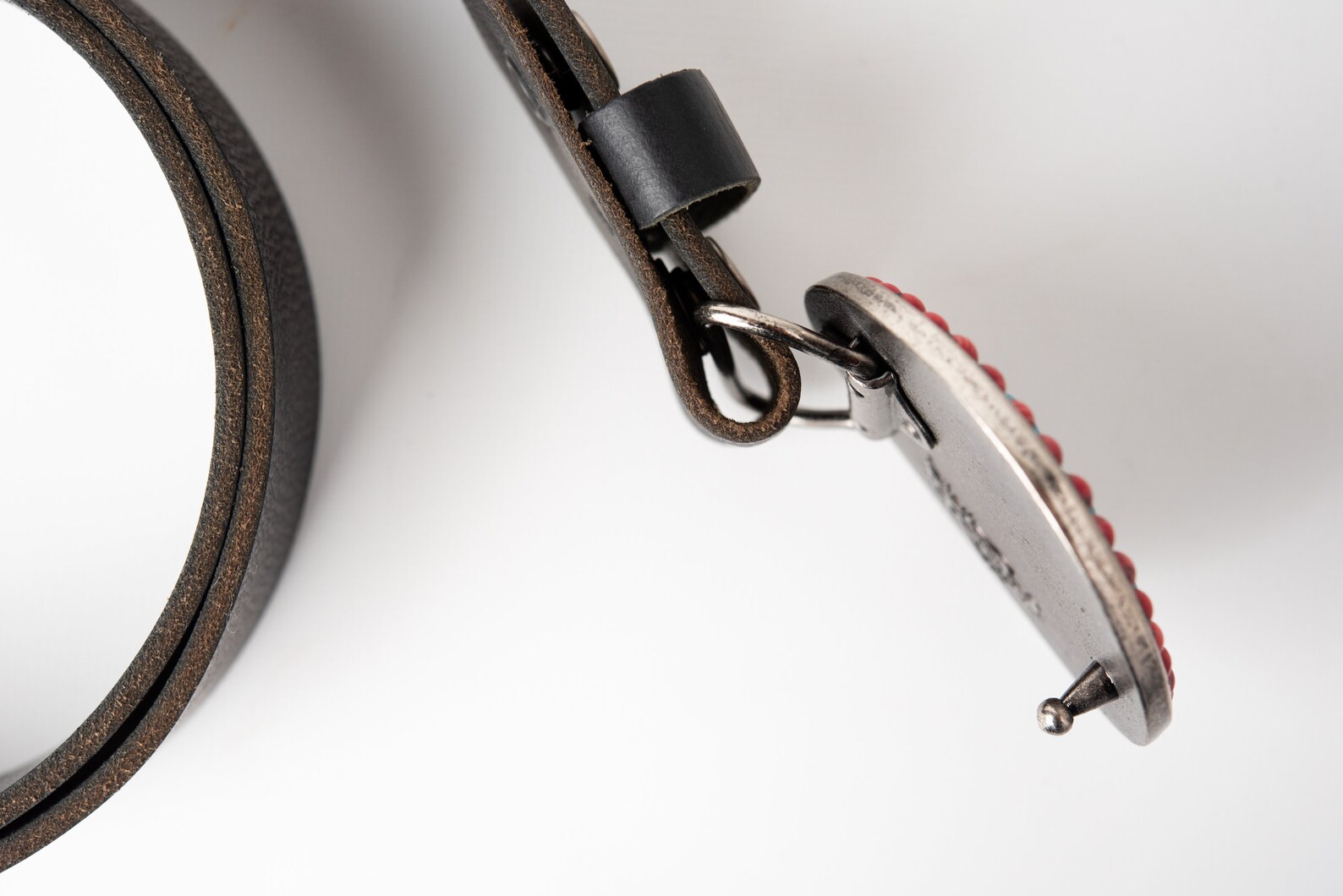 Women's Round Ceramic Belt Buckle With Optional Leather - Etsy