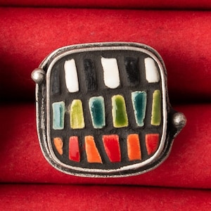 Ceramic Statement Rings, Adjustable Women's Rings, MADE to ORDER by ...